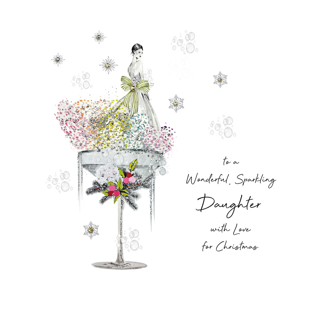 to a Wonderful, Sparkling Daughter with Love for Christmas – Five ...