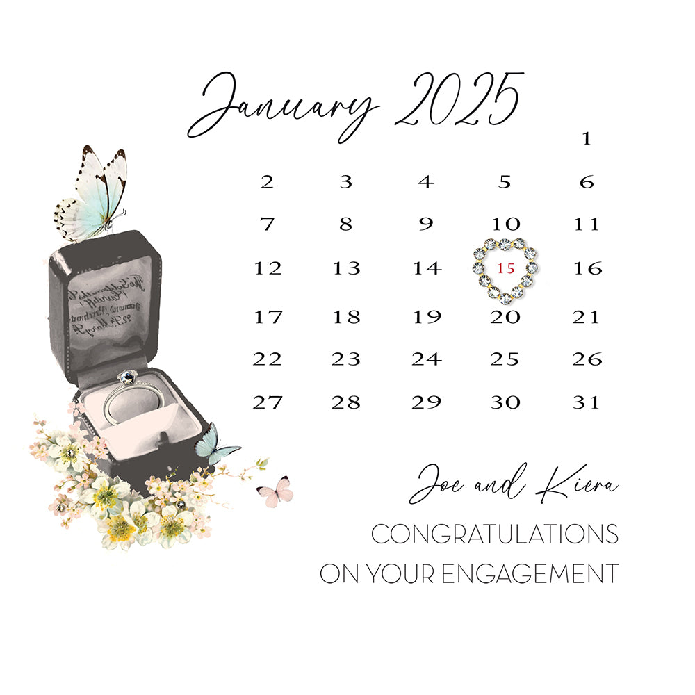 Congratulations on Your Engagement (Calendar) – Five Dollar Shake