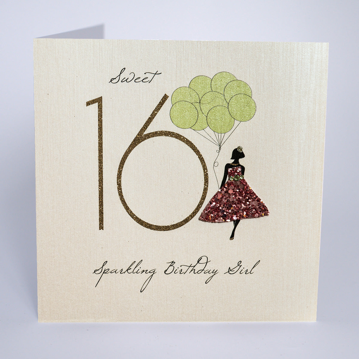Sweet 16 Birthday Card Design Sweet 16th Birthday" Greeting Card For